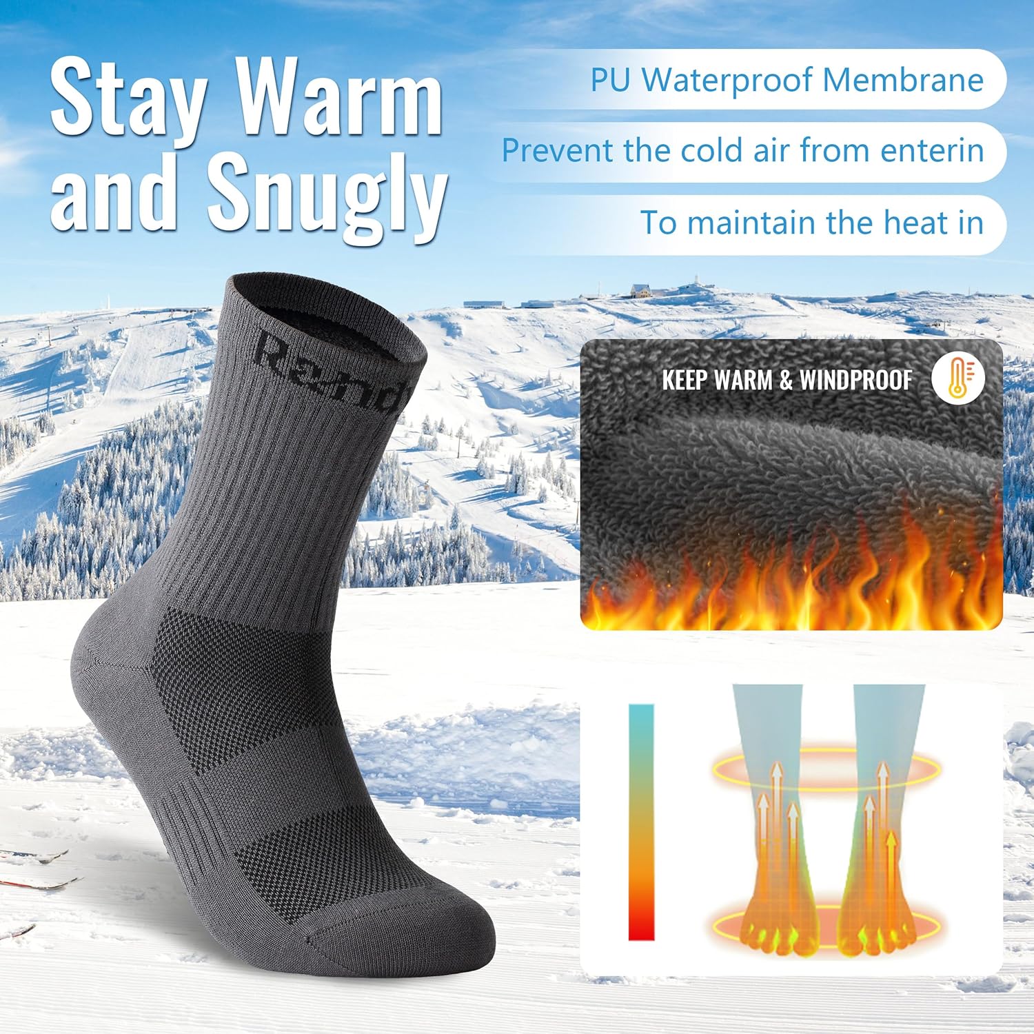 Waterproof Socks – RANDY SUN